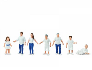 Miniature family figures